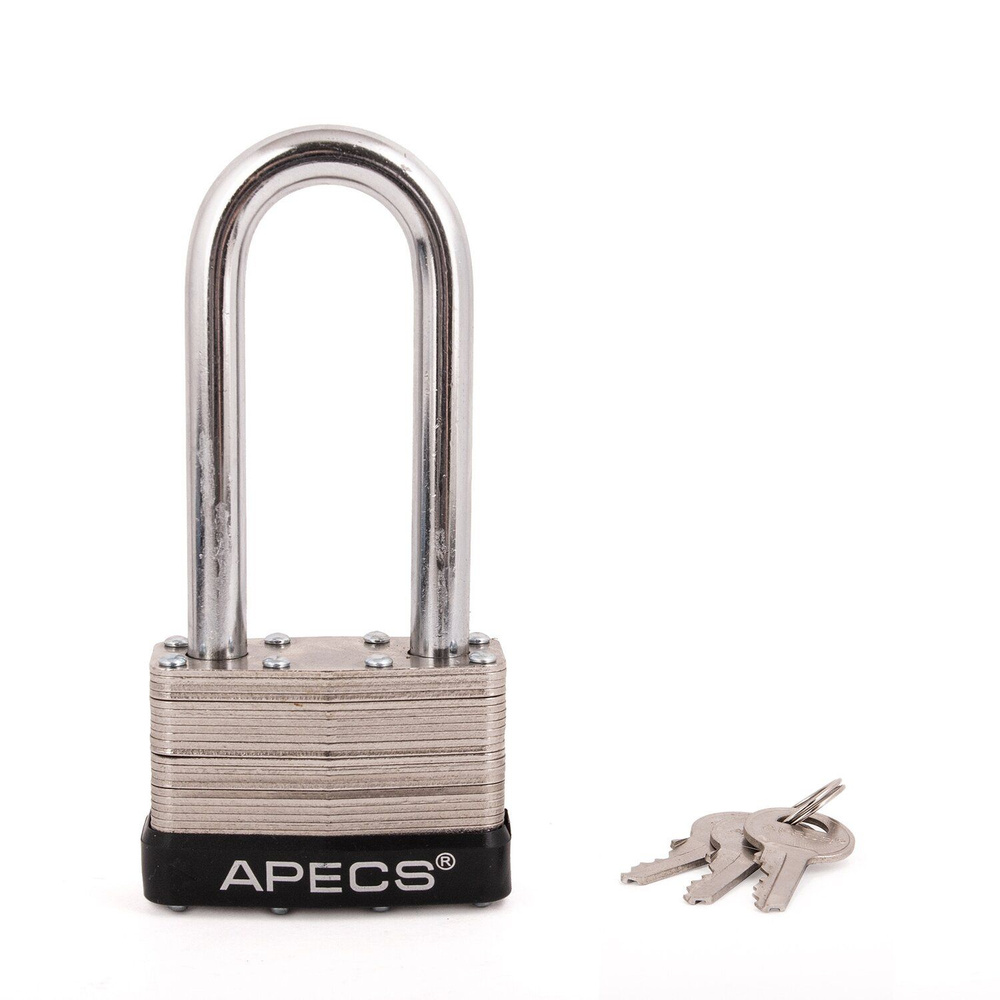 Замок навесной Apecs 50мм PDS-65-50-L удлиненная дужка - купить по ...