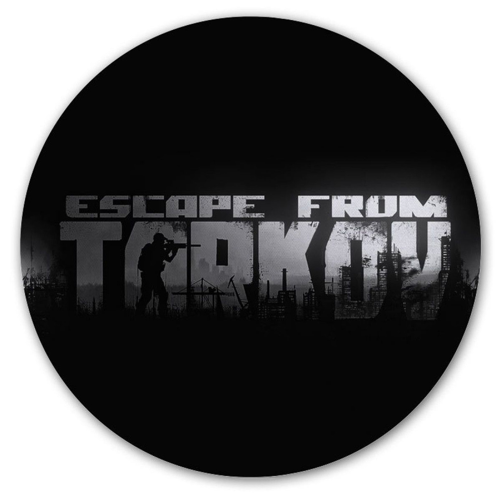 Коврик для мышки круглый Escape from Tarkov Logo - купить с доставкой ...