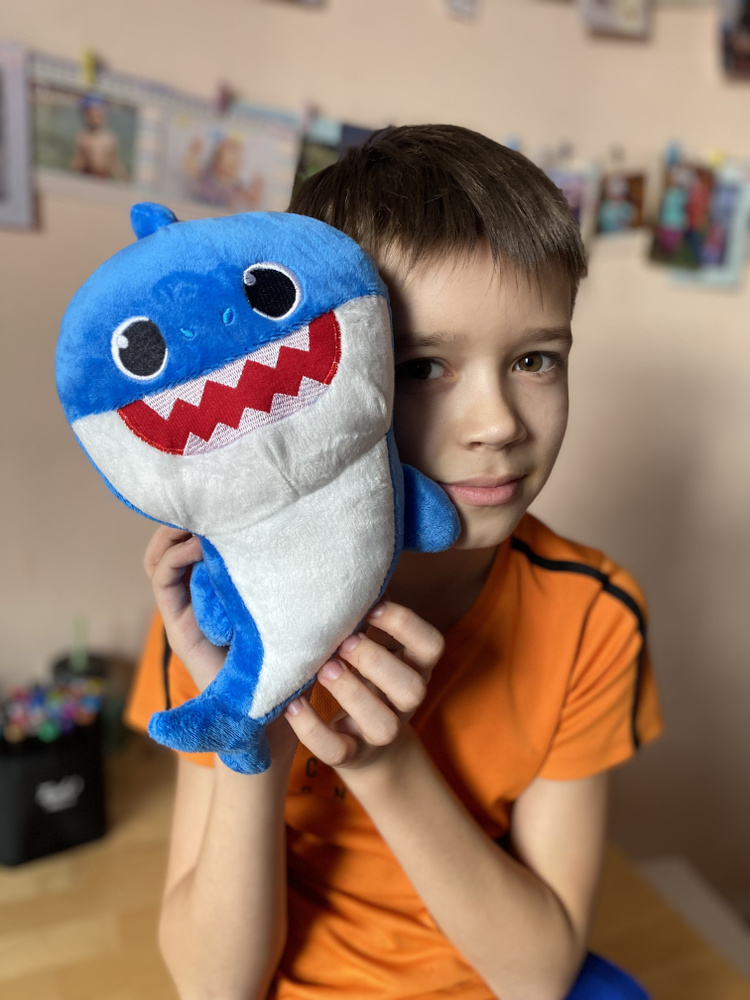 Мягкая игрушка Акула папа Baby shark - купить с доставкой по выгодным ...