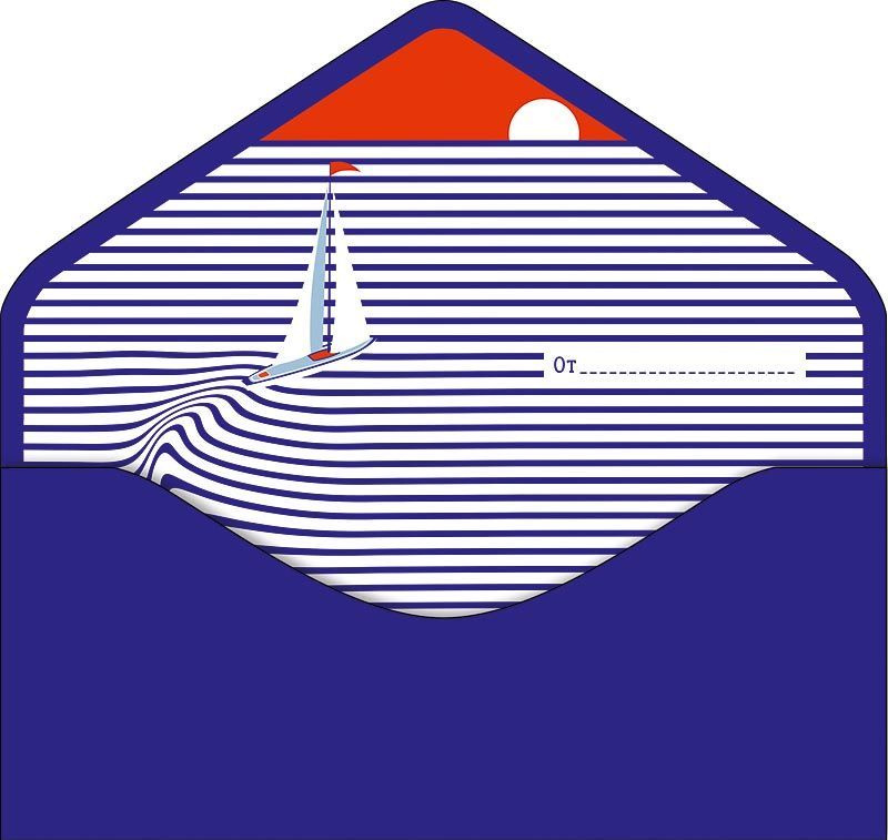 Открытка конверт для денег С Днем Рождения, soft touch - купить с ...