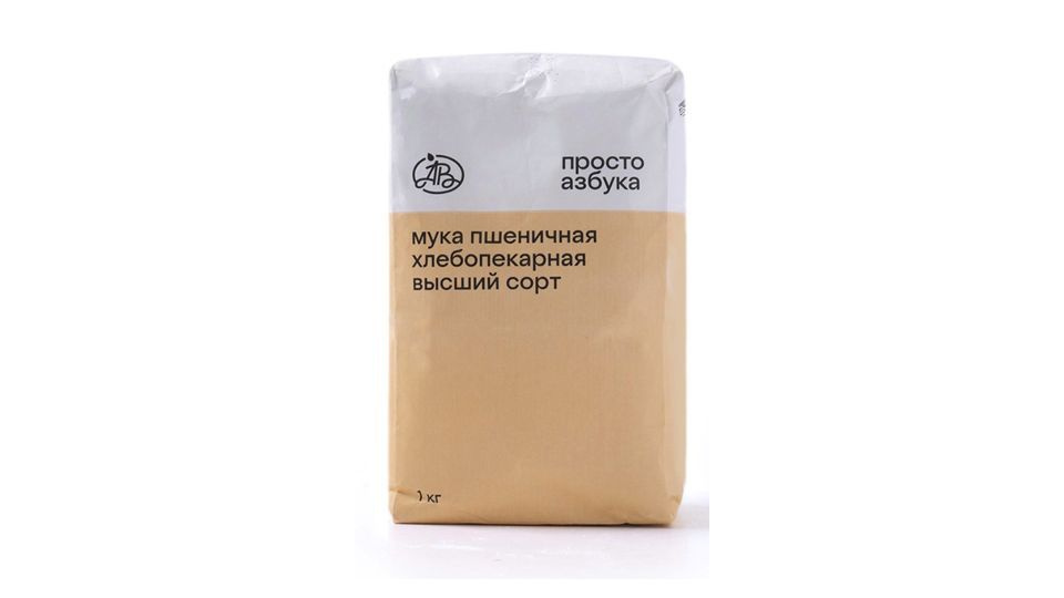 Мука пшеничная высшего сорта "Просто Азбука" 1 кг, Россия - купить с ...
