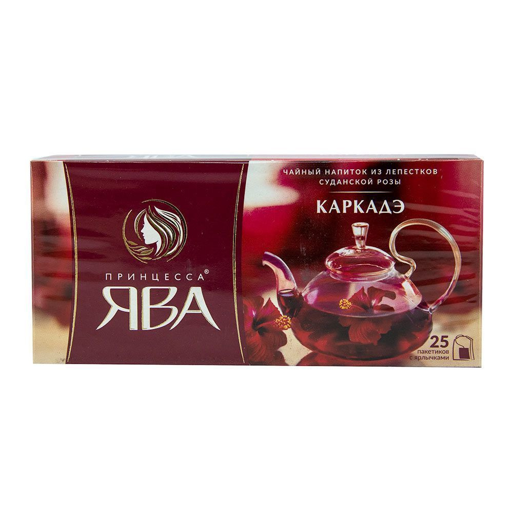 Принцесса Ява Чай Каркадэ, 25 пакетиков - купить с доставкой по ...