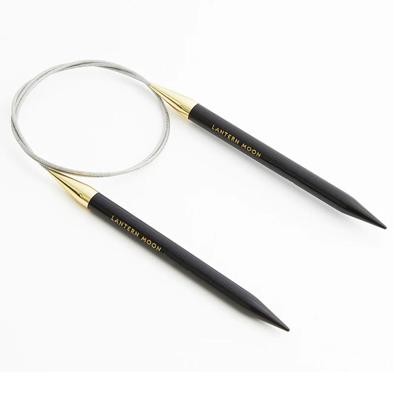 Спицы круговые KnitPro "Lantern Moon", длина с тросиком: 100 см ...