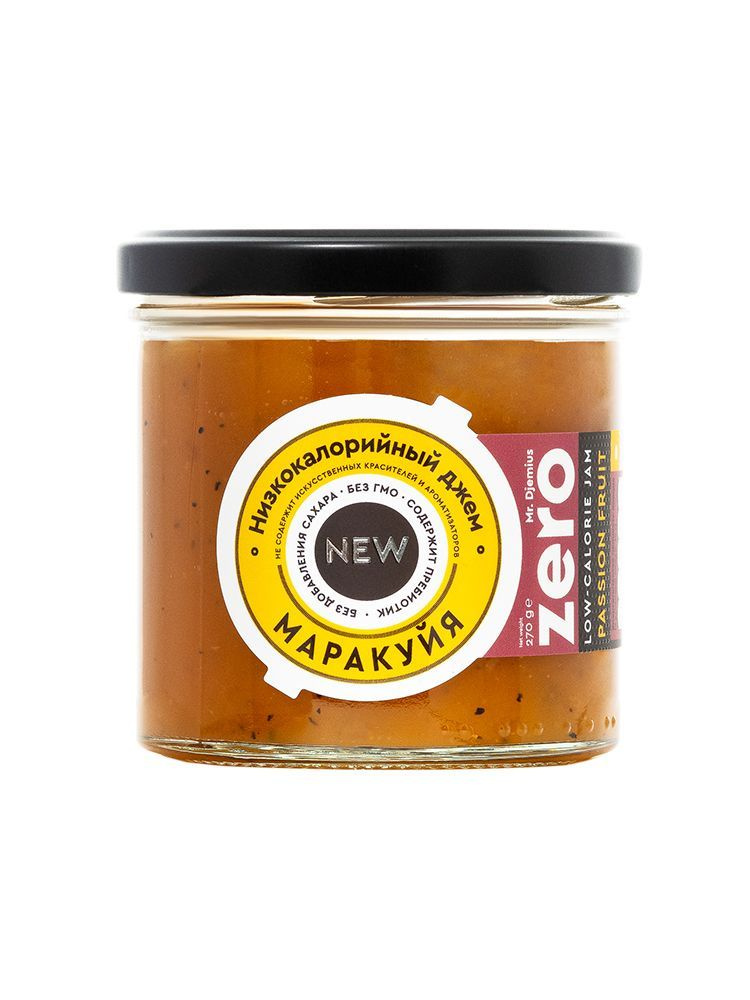 Mr. Djemius Zero Джем Маракуйя, низкокалорийный, 270 г. - купить с доставкой по выгодным ценам в ...