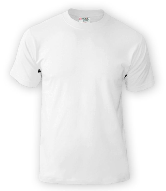 Футболка NOVIC Junior, размер 38, 36, цвет белый, Хлопок 100% , 155 г ...
