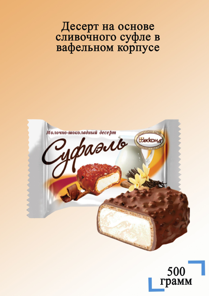Конфеты Суфаэль десерт 500 грамм / Акконд - купить с доставкой по ...