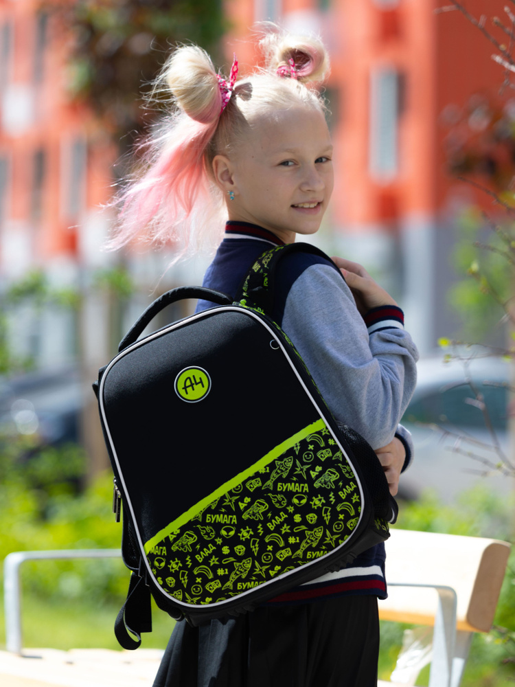 Рюкзак Hatber ERGONOMIC Classic, мерч Влад А4, 37Х29Х17 см EVA материал, светоотражающие ...