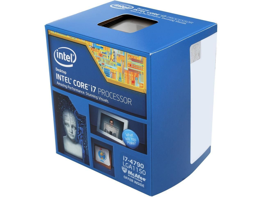 Процессор Intel BX80646I74790 Core i7 4-го поколения, BOX (с кулером ...