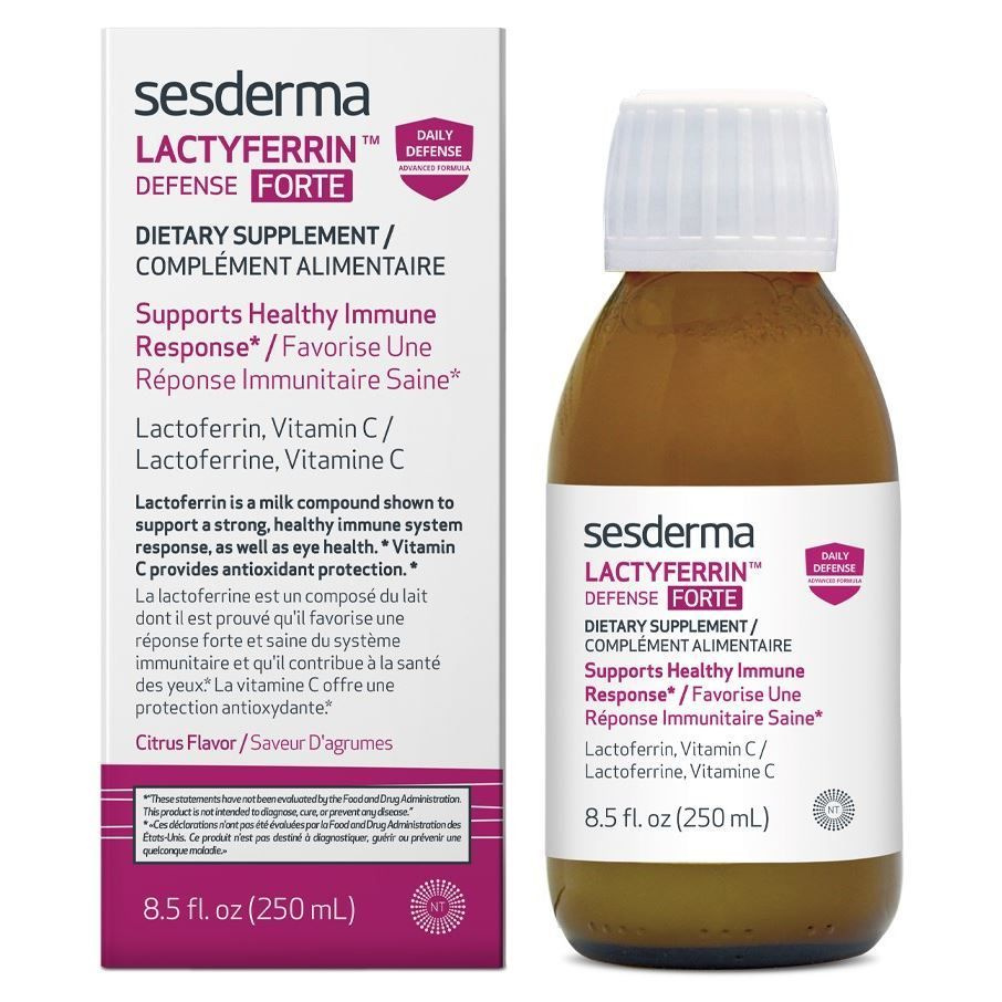 Sesderma Добавка питьевая Lactyferrin Defense Forte, 250 мл - купить с доставкой по выгодным ...
