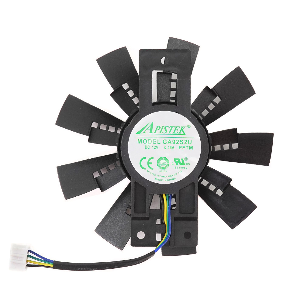 Вентилятор GA92S2U для видеокарт Zotac GeForce GTX 1070 (85 мм) 4 pin ...