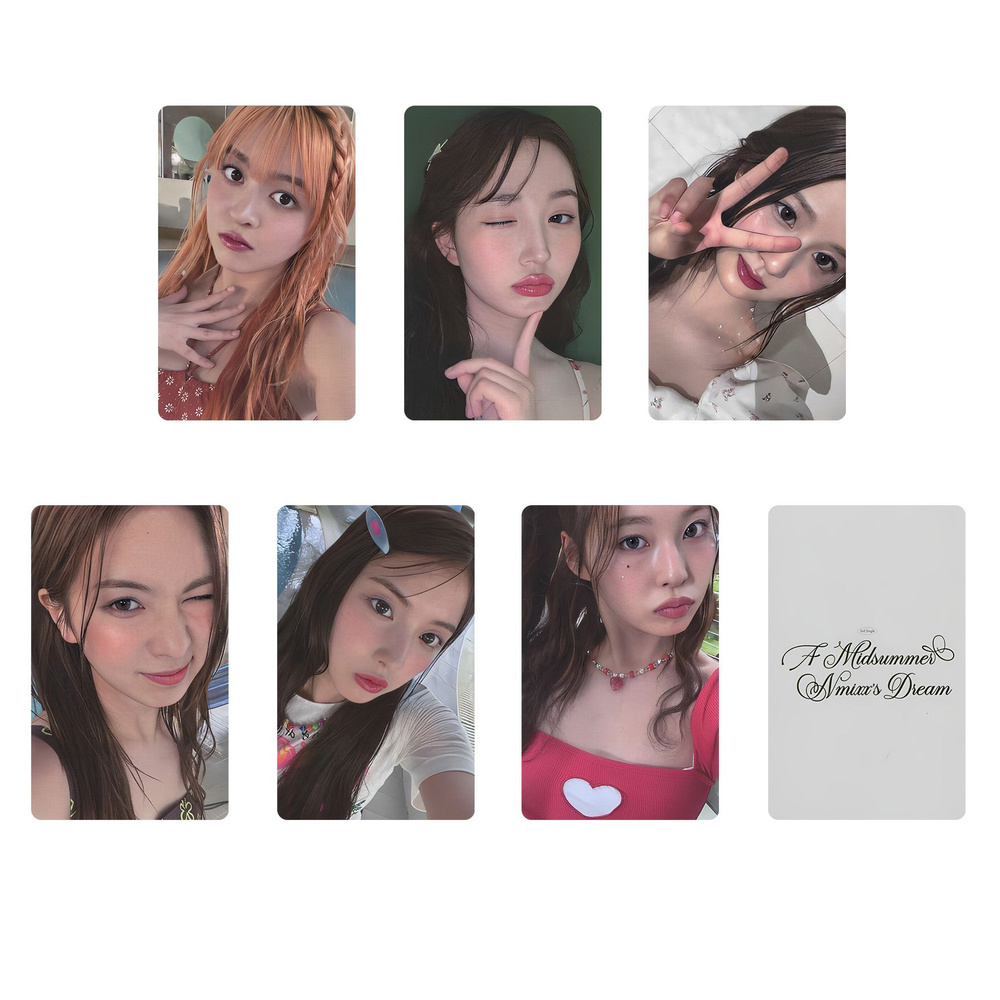 NMIXX карточки AMND альбом карты KPOP Коллекционные фотокарточки 6штуки ...