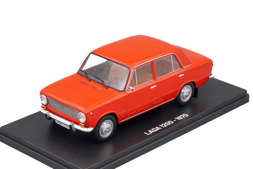 Модель коллекционная lada 1200 1970 red / волжский автомобиль ваз 2101 ...