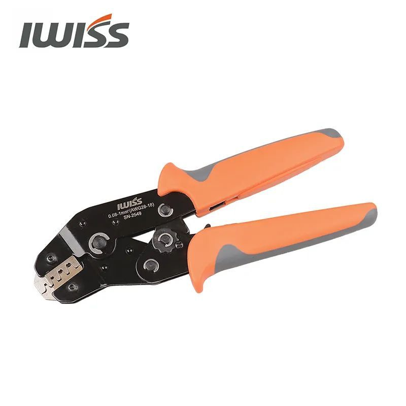 Кримпер Iwiss SN-2549, 0.03..0.52кв.мм, для штампованных клемм PH XH SM ...