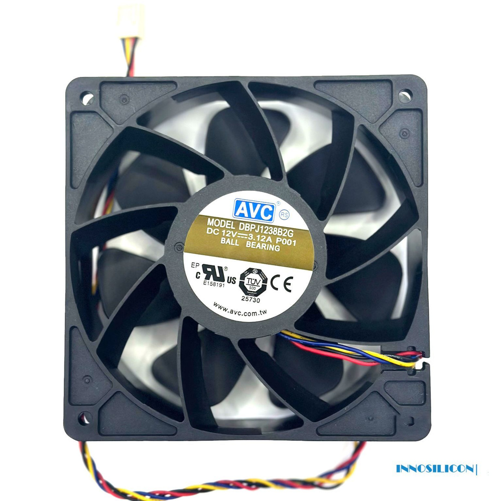 Вентилятор / кулер для асика Innosilicon T2T AVC 3.12 a 4 pin - купить ...