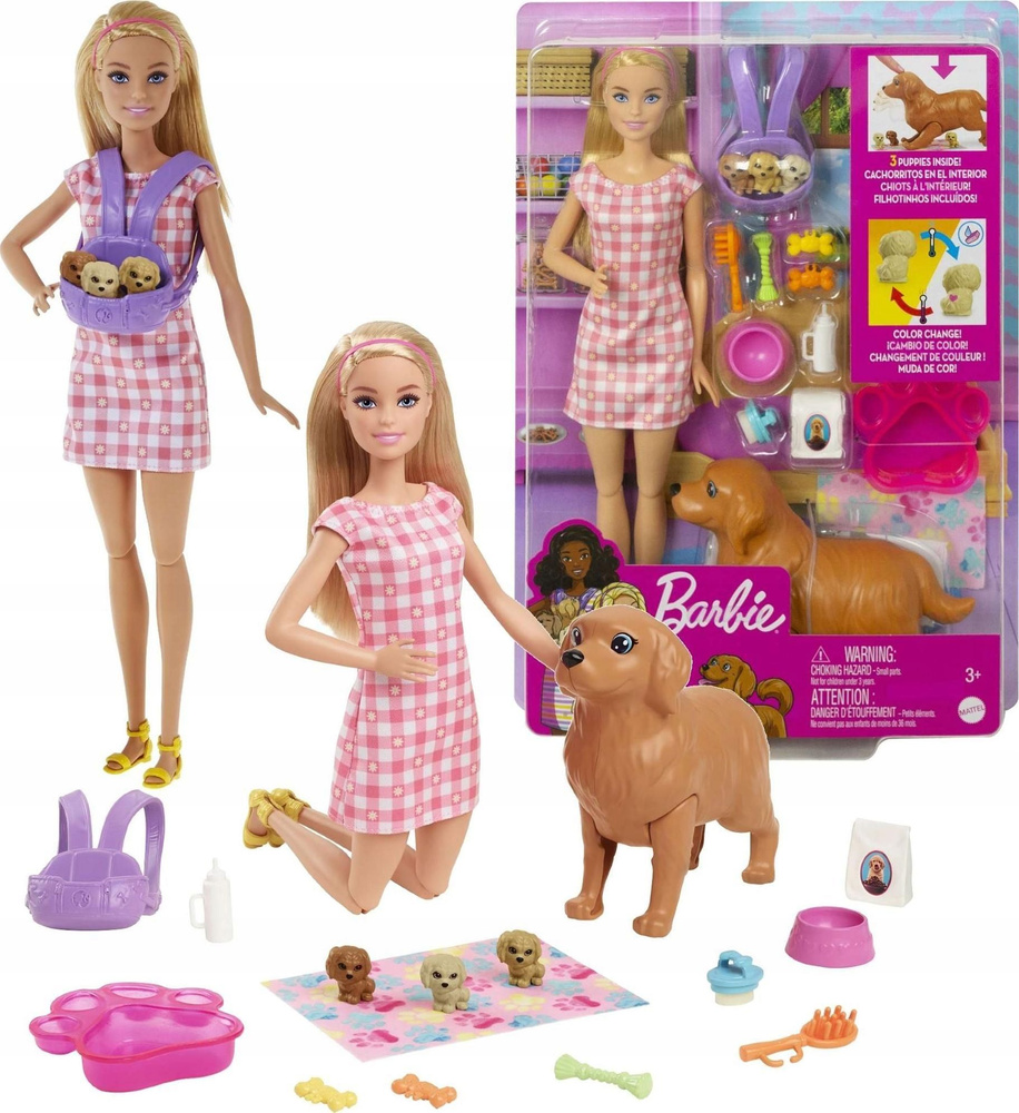 Кукла Barbie Mattel HCK75 с собакой - купить с доставкой по выгодным ...