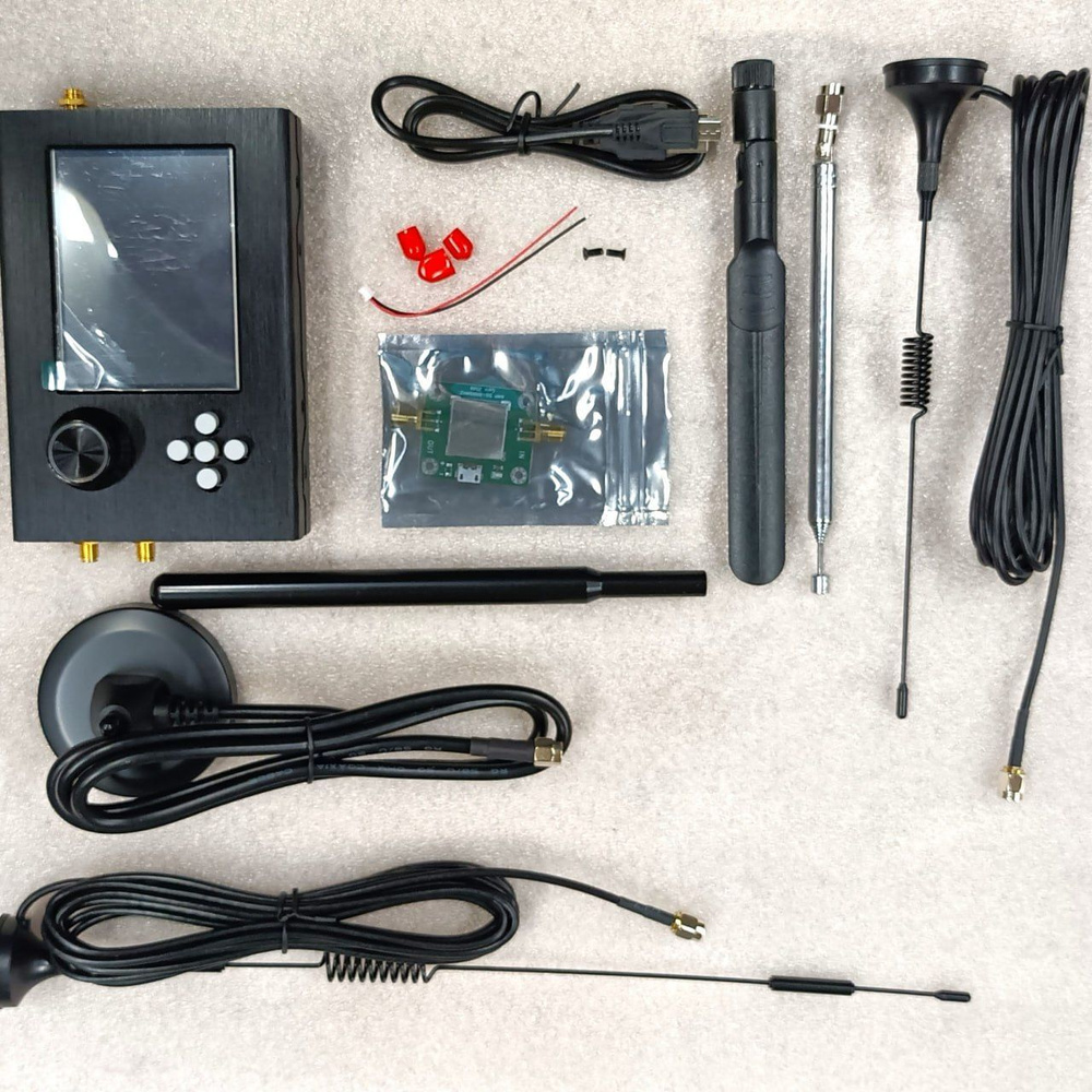 ПРИЕМНИК Hackrf One Portapack H2 Kit 4 с набором антенн