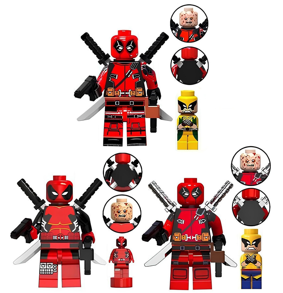 Набор минифигурок Веном, Дэдпул / Venom Deadpool совместим с ...