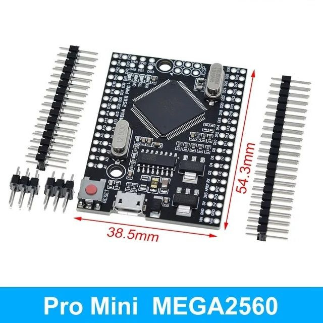 Контроллер Arduino Mega 2560 Pro Mini CH340G/ATmega2560 (без USB ...
