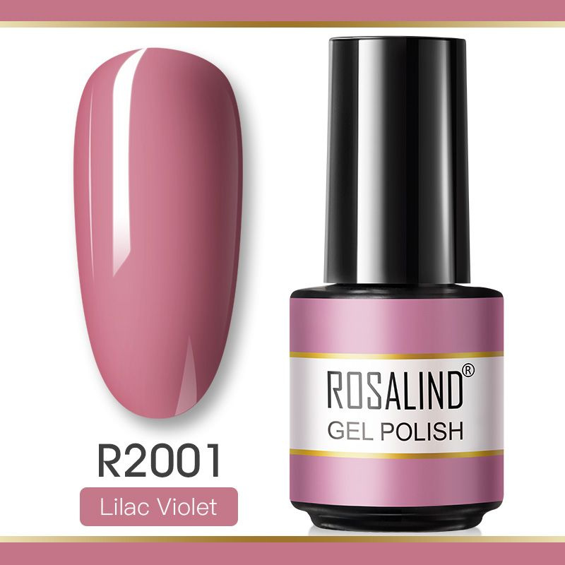 ROSALIND Блестящий гель-лак для ногтей Полуперманентный термогель-лак ...