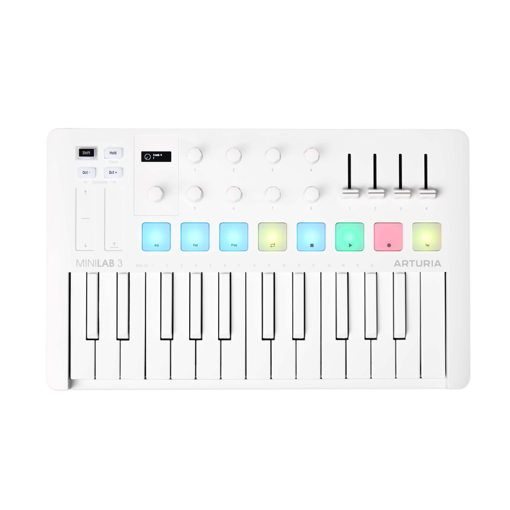 Midi клавиатура Arturia Minilab 3 Alpine White купить с доставкой по