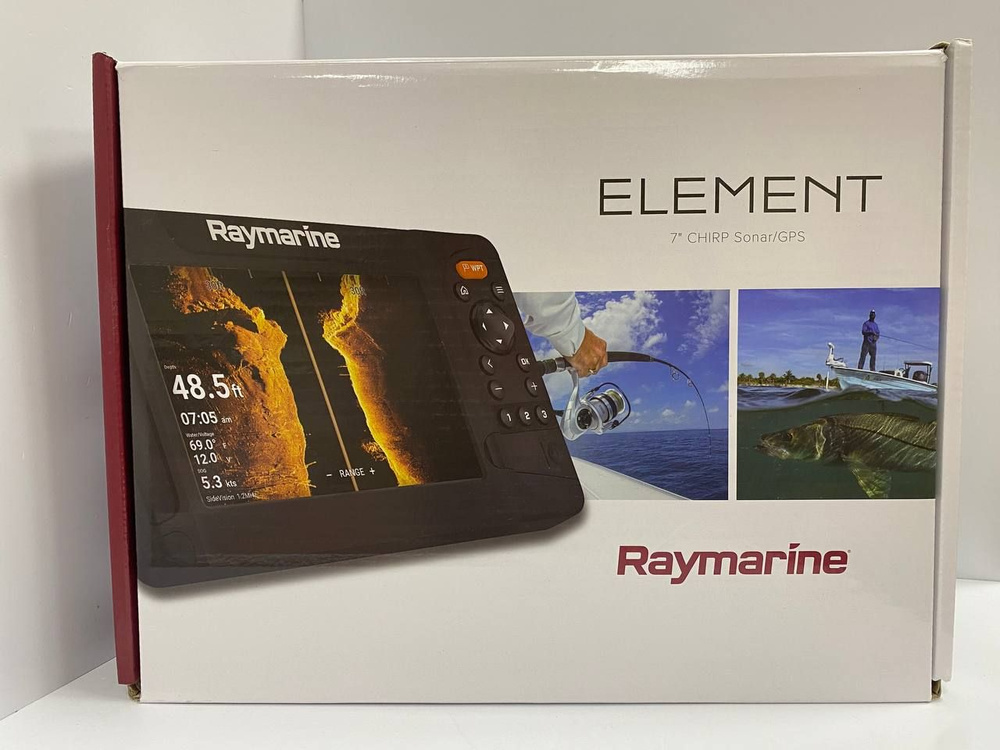 Картплоттер-эхолот Raymarine ELEMENT 7 HV с датчиком HV-100 - купить с ...