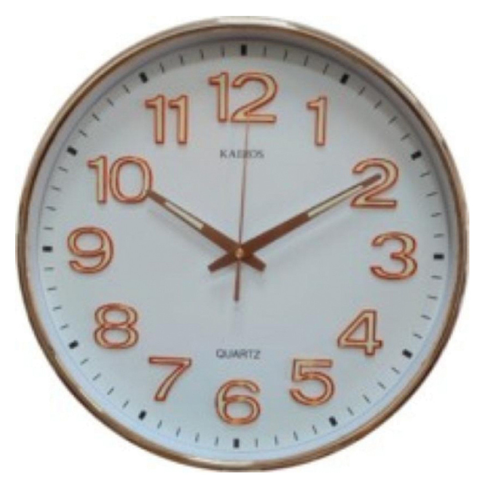 KAIROS KR213W настенные кварцевые часы с арабскими индексами - купить ...
