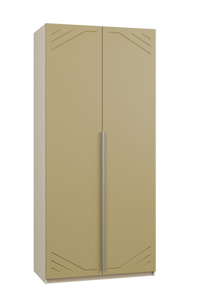 Шкаф распашной Mebel House Shop Эстетика 2х 7, 100x40x230 см - купить ...