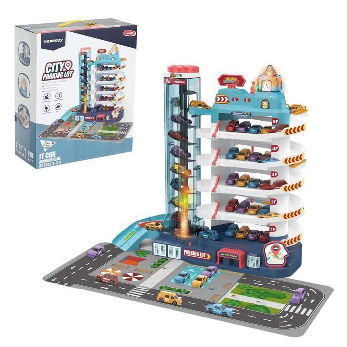 Парковка для машинок. Parkingames. детская, игрушечная, 5 уровней ...
