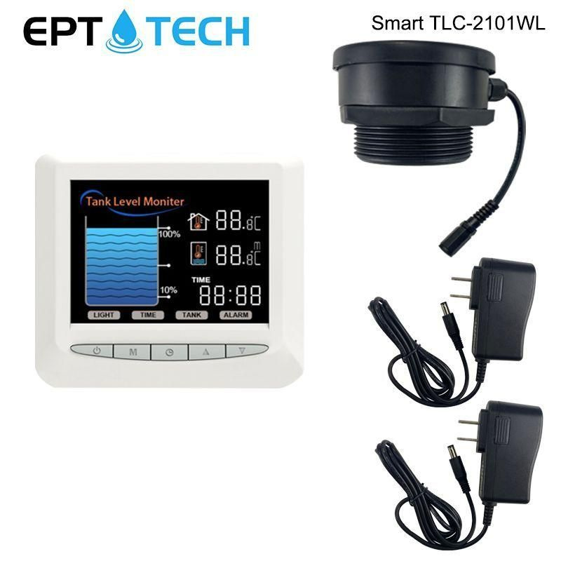 Smart TLC2101WL Беспроводной ультразвуковой датчик уровня воды с ЖК ...