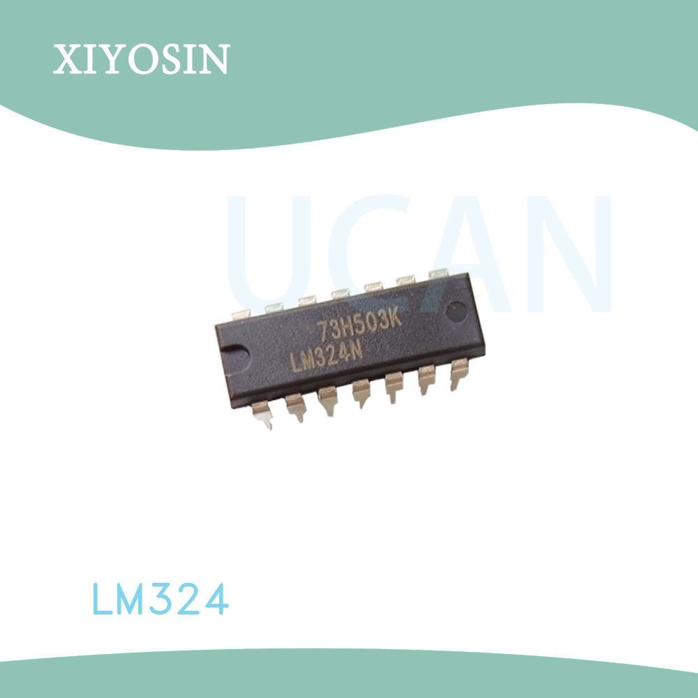 10 шт. LM324 LM324N DIP-14 Квадратный операционный усилитель - Новая и ...