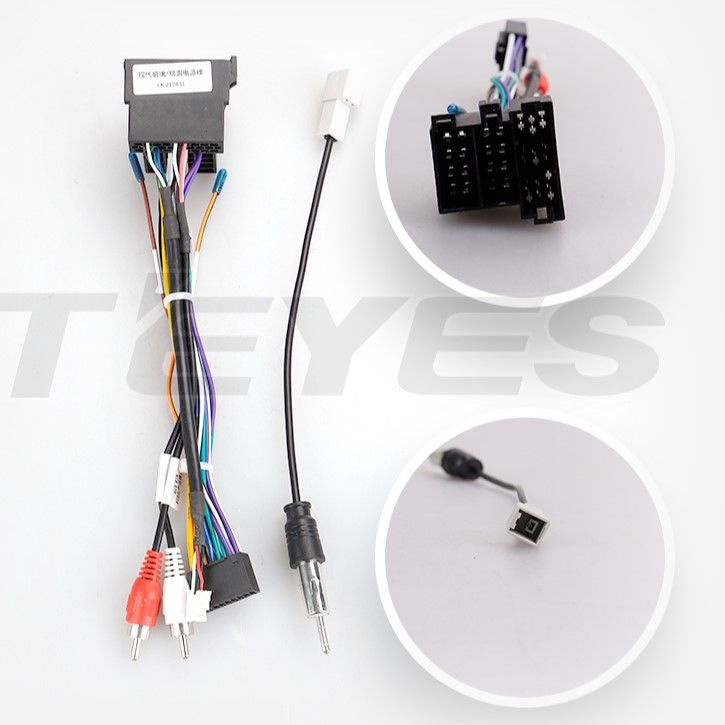 Разъем-переходник 16 pin + антенный переходник для подключения Android ...