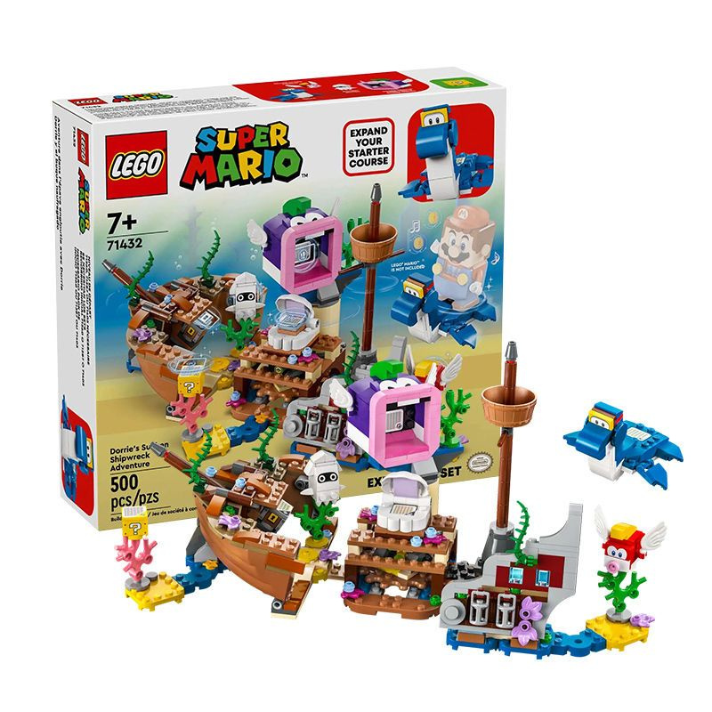 Конструктор LEGO SUPER MARIO 71432 Приключение Дорри на затонувшем ...