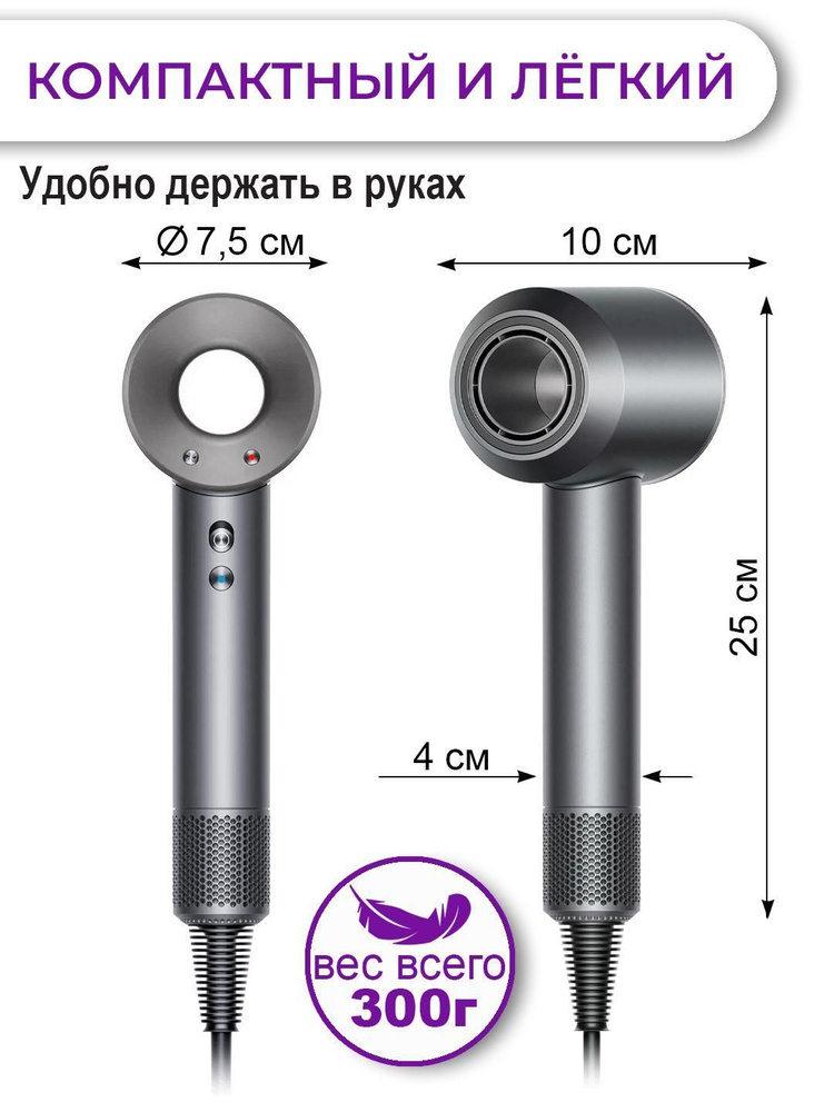 Фен для волос Hair Dryer, серый - купить по выгодным ценам в интернет ...