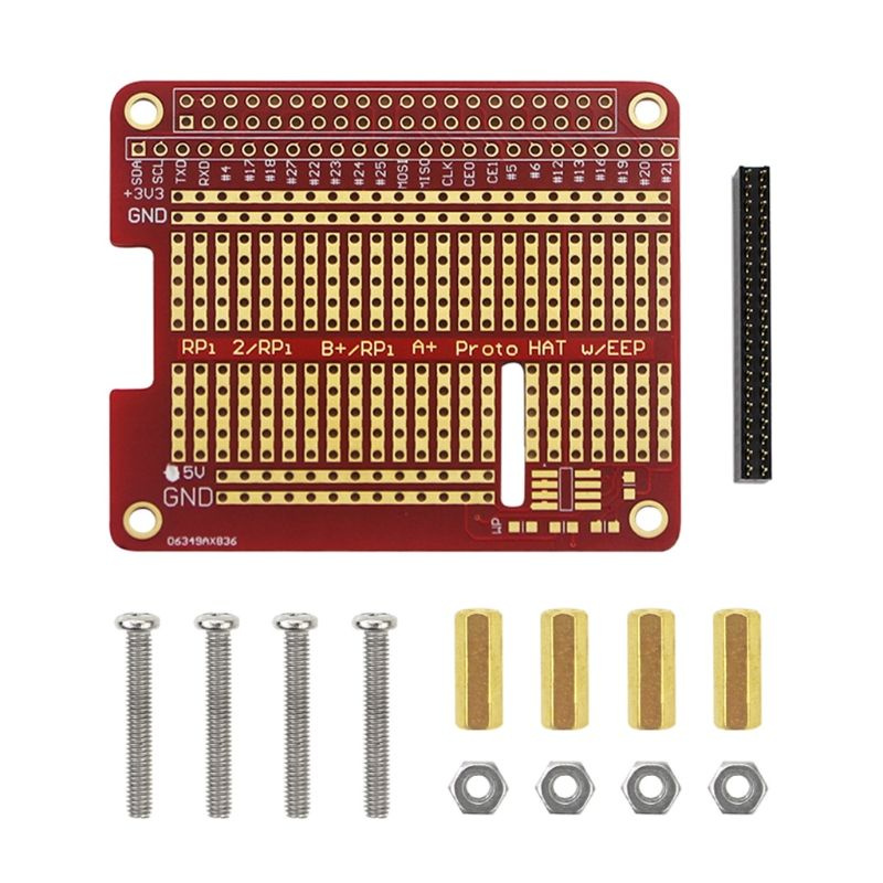 Плата расширения Raspberry Pi Proto Hat Shield также для модели RPI ...