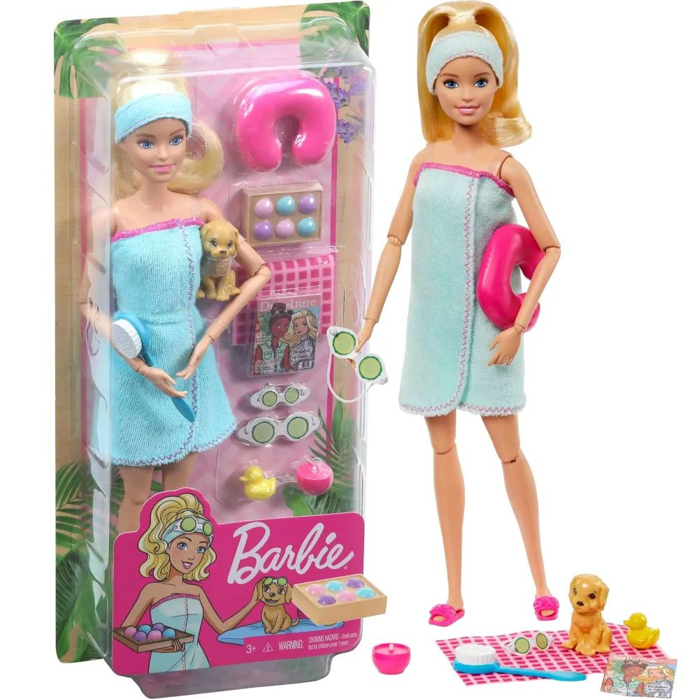 Barbie Wellness Куклы Barbie's Spa Day Spa Themed GJG55 - купить с ...