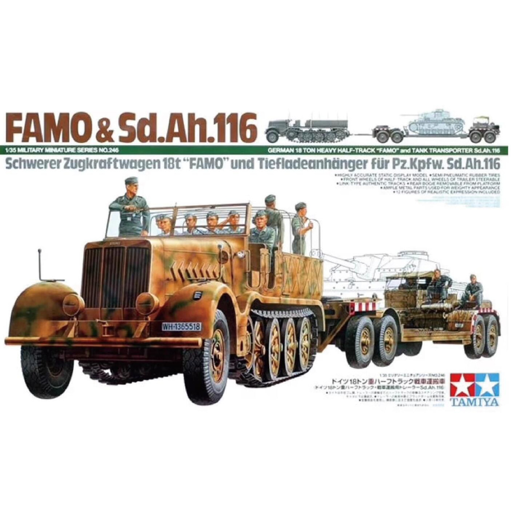 Модель Tamiya 35246 1/35 Sd.Kfz.9 Автоцистерна Famo & Ah.116 купить на ...