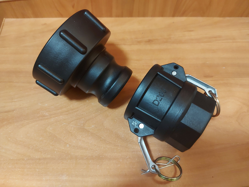 Комплект быстросъемное соединение Камлок для еврокуба 100мм (S100х8) и ...