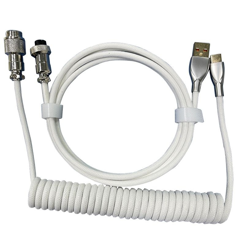 Механический кабель для клавиатуры провод Usb Aviator спиральный