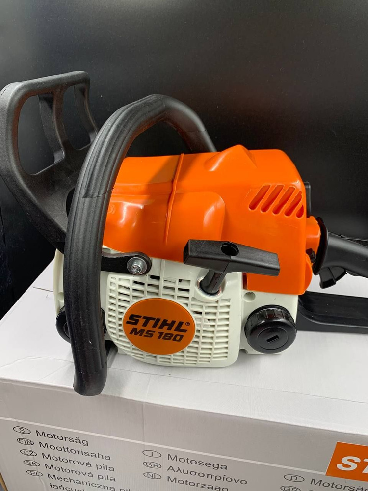 Бензопила цепная бензиновая STIHL MS 180 (2 л.с., 350 мм) купить на OZON по низкой цене (1804654454)