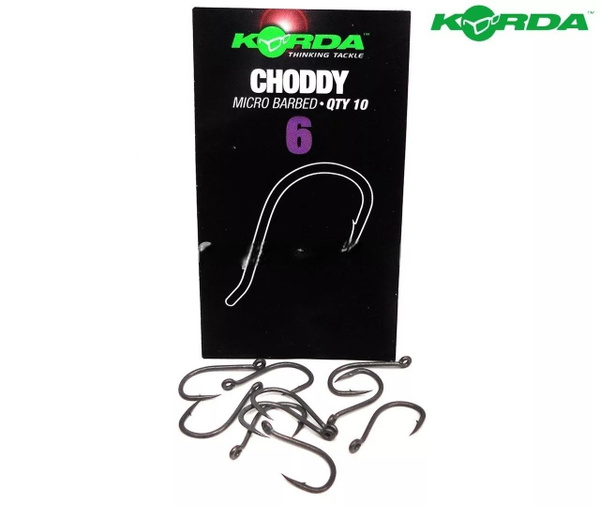 Крючки Korda (Корда) - Choddy, Размер 6, 10 шт купить на OZON по низкой ...