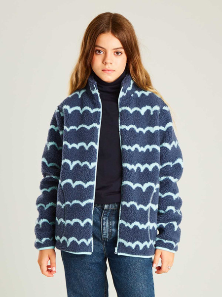 Бомбер Девочки SMENA синий Мех искусственный, размер 170, 88 На любой сезон Китай купить c ...