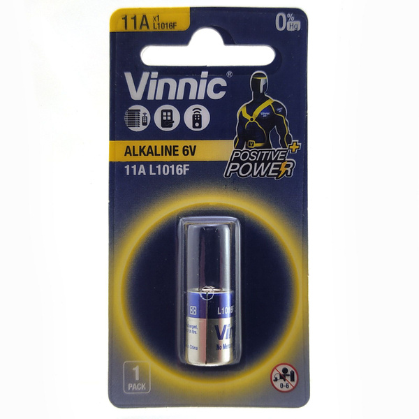 Батарейка 11A L1016F VINNIC щелочная (алкалиновая) 6В (бл1) купить на ...