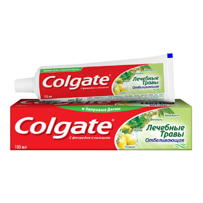 Зубная паста Colgate Лечебные травы отбеливающая 100 мл - купить с ...