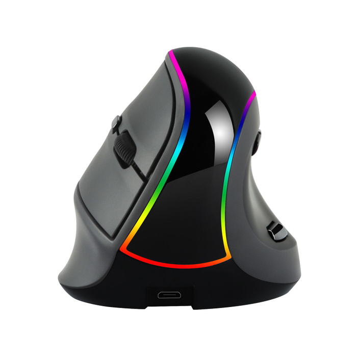 Мышь беспроводная BENSON Беспроводная вертикальная компьютерная с RGB ...