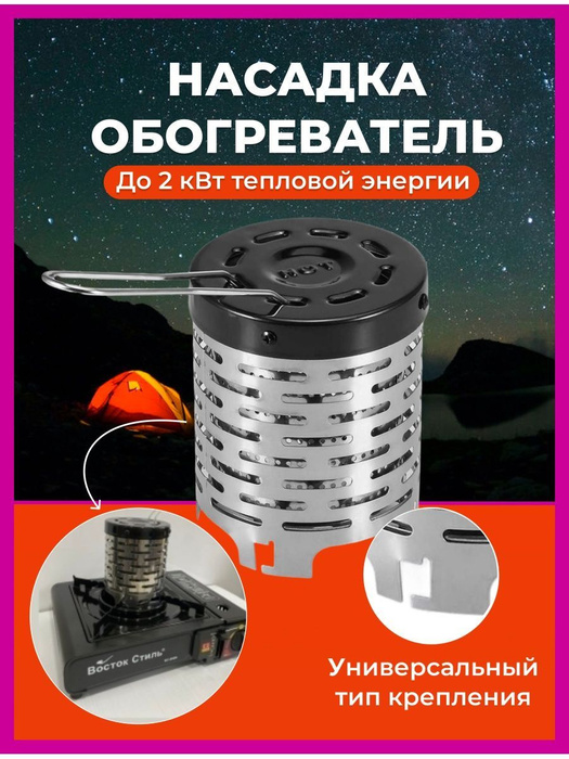 Обогреватель-насадка дожигатель газа насадка на плитку, на горелку ...
