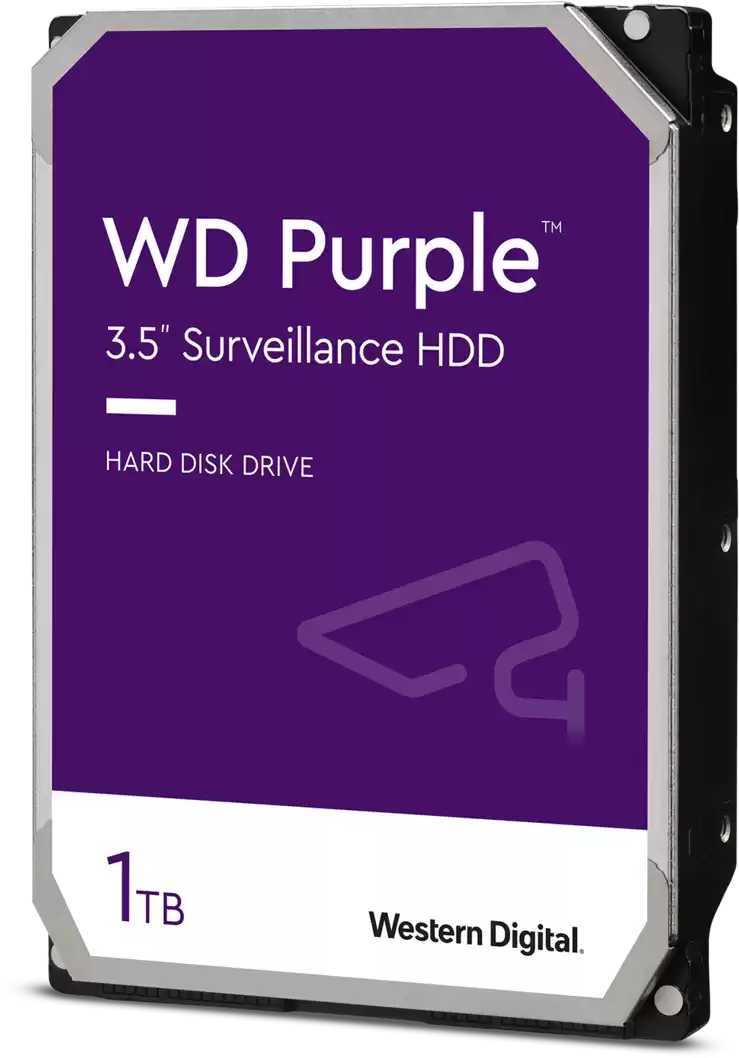 Жесткий диск WD SATA-III 1Tb WD10PURZ Surveillance Purple (5400rpm ...