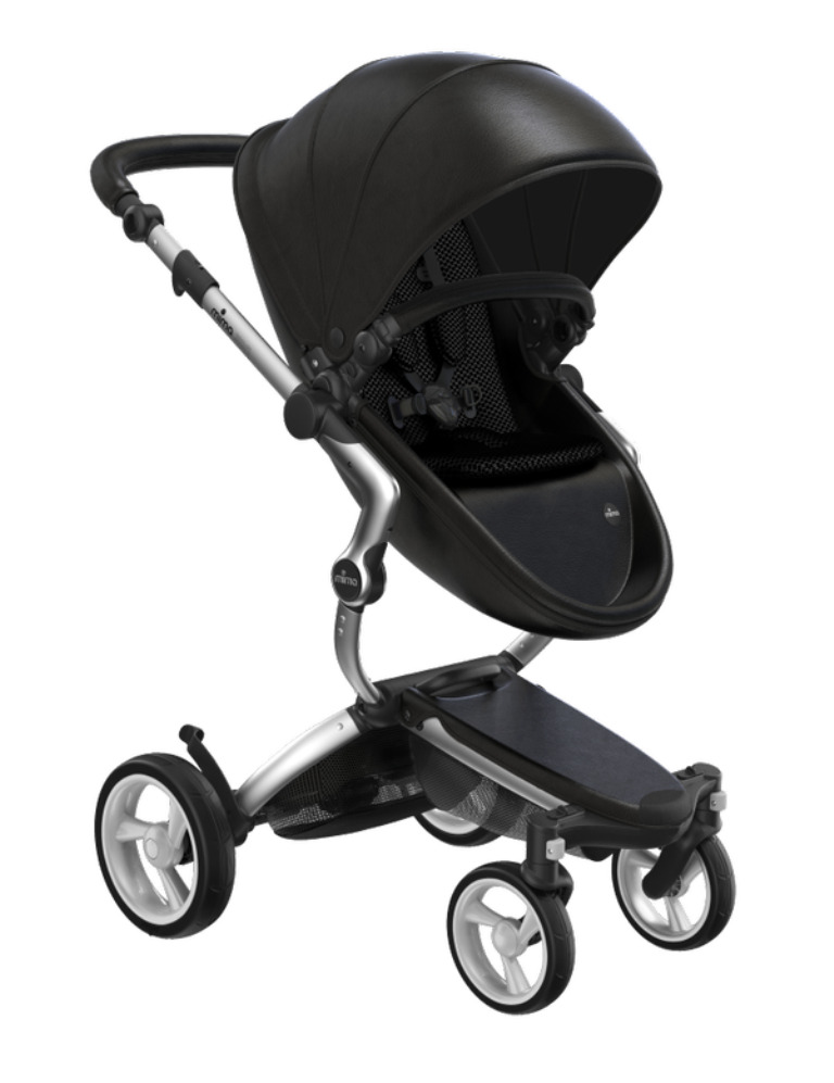 Детская коляска трансформер Mima Xari 2в1 Black/Black на шасси Aluminum ...