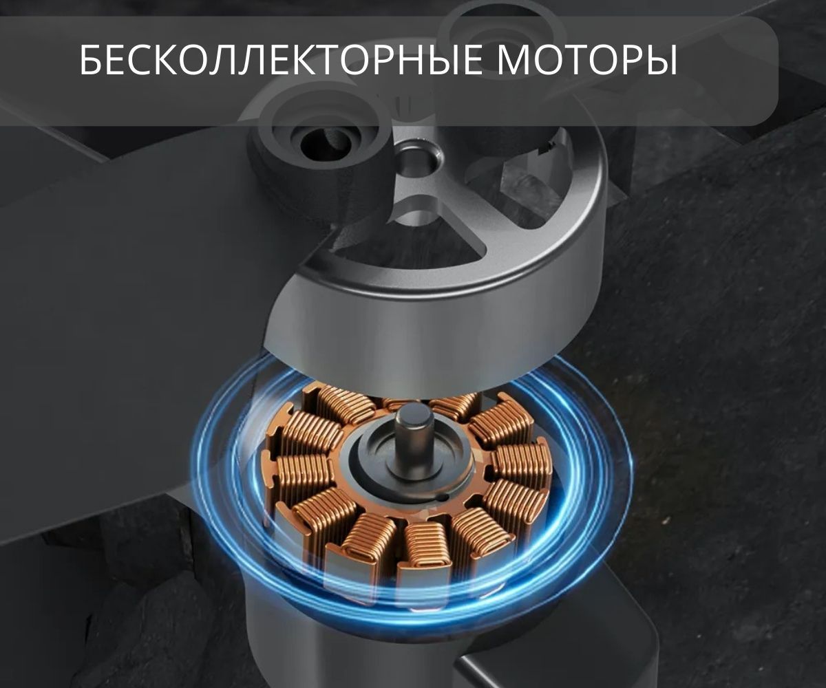 Квадрокоптер SJRC F5S Plus с подвесом и камерой 4K 5G GPS RTF (2 АКБ ...