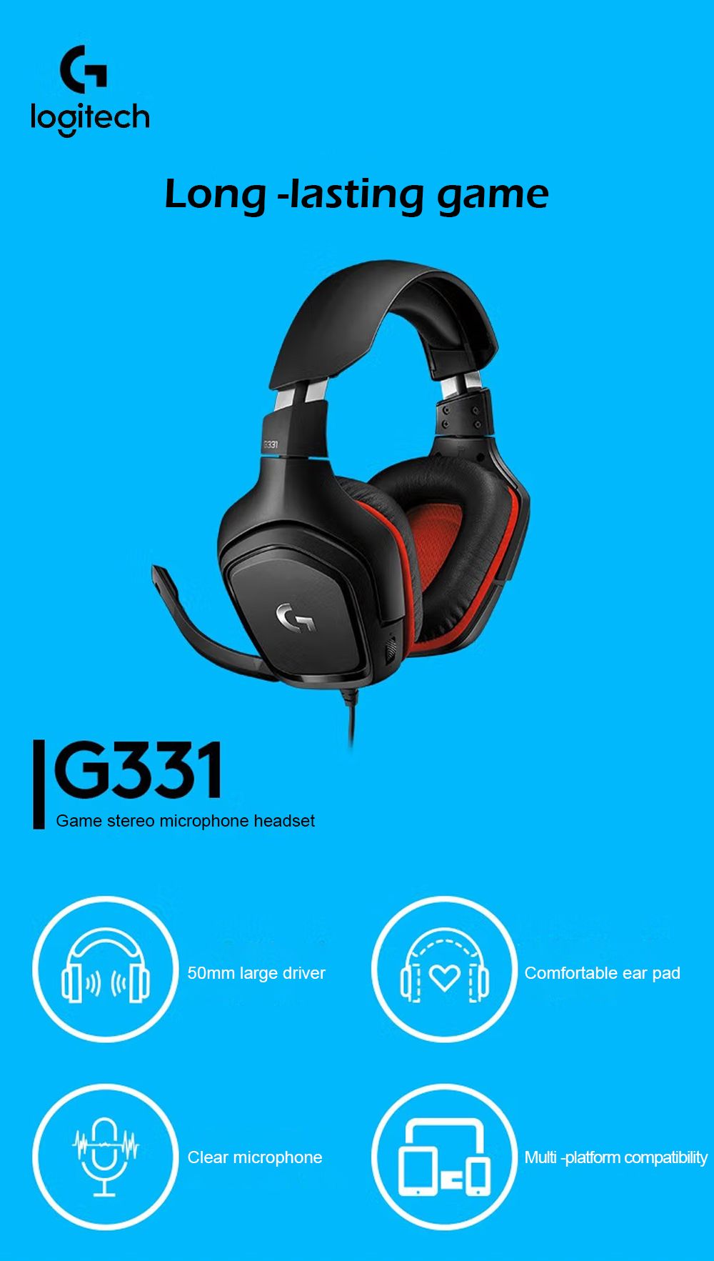 Наушники Вкладыши Logitech G331 - купить по доступным ценам в интернет ...