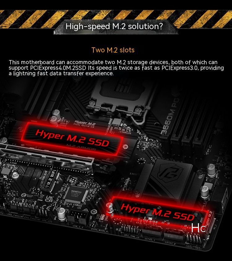Материнская плата ASRock Поддержка процессора 12700 12400F DDR4 купить ...